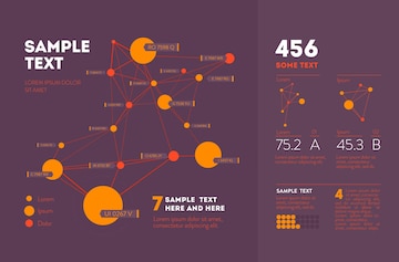 Premium Vector | Futuristic infographic. information aesthetic design. complex data threads ...