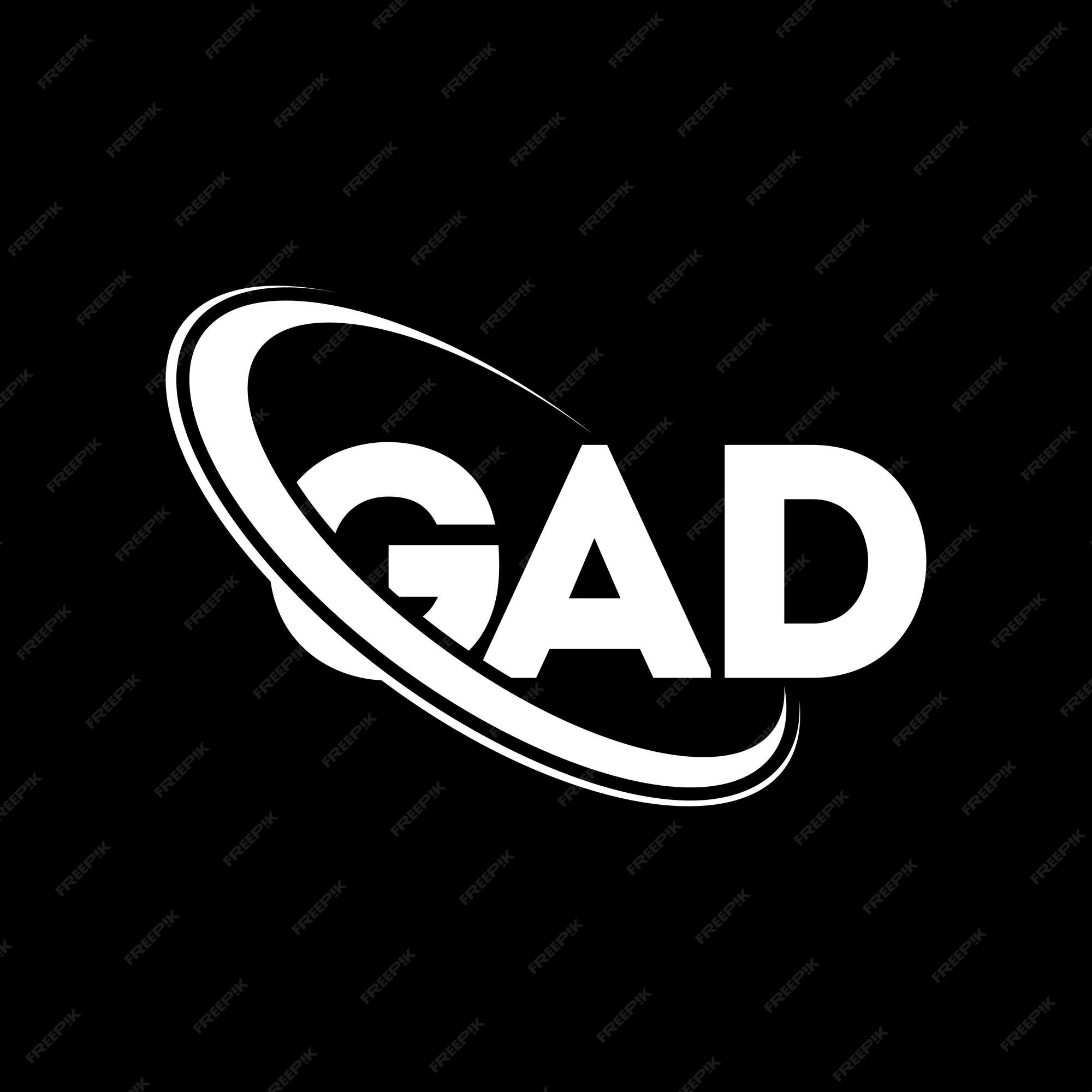 Premium Vector | GAD logo GAD letter GAD letter logo design Initials ... Premium Vector | GAD logo GAD letter GAD letter logo design Initials ...