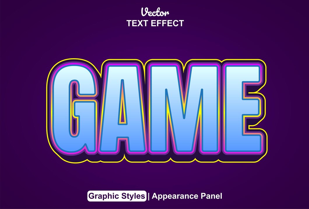 Premium Vector Game Over Text Effect With Graphic Style And Editable