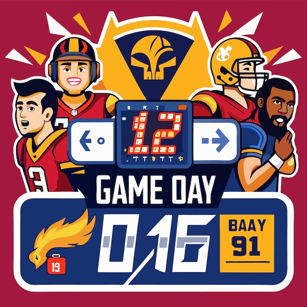 A Game That Has The Number Game On It Premium Ai Generated Vector