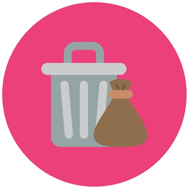 Premium Vector | Garbage disposal flat illustration Premium Vector | Garbage disposal flat illustration