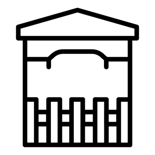 Premium Vector | Gardening pergola icon outline vector pavilion house ... Premium Vector | Gardening pergola icon outline vector pavilion house ...