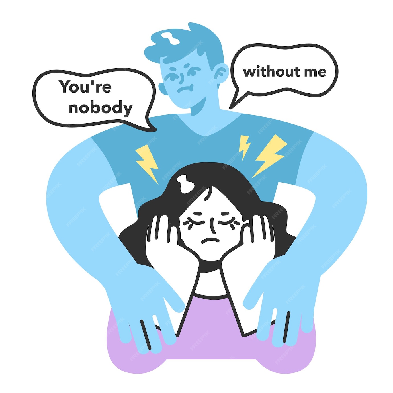 Premium Vector | Gaslighting concept Psychological manipulation method ... Premium Vector | Gaslighting concept Psychological manipulation method ...
