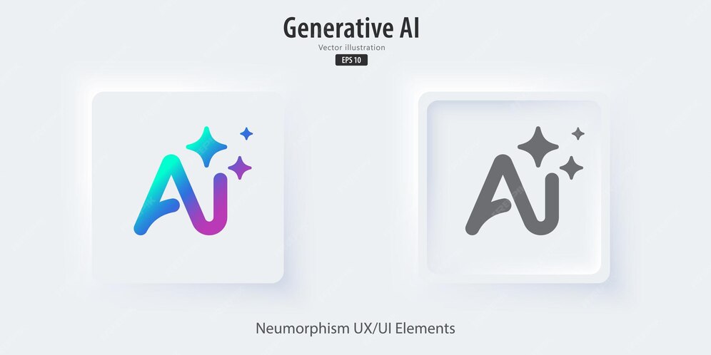 Premium Vector | Generate AI icon A set of 3D buttons active and inactive with icon symbols ...