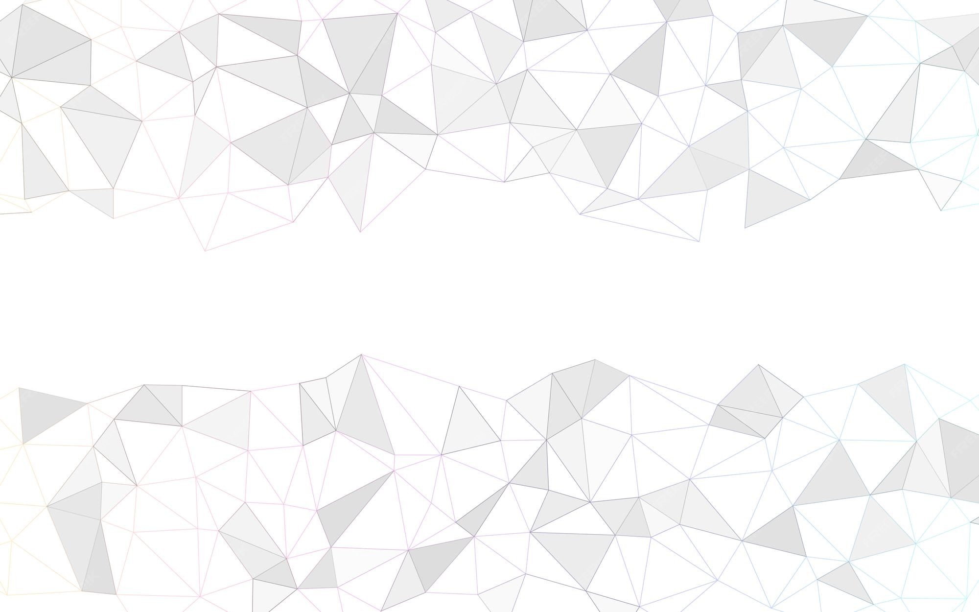 Premium Vector Geometric Abstract Background With Connected Dots And Lines Molecular Structure