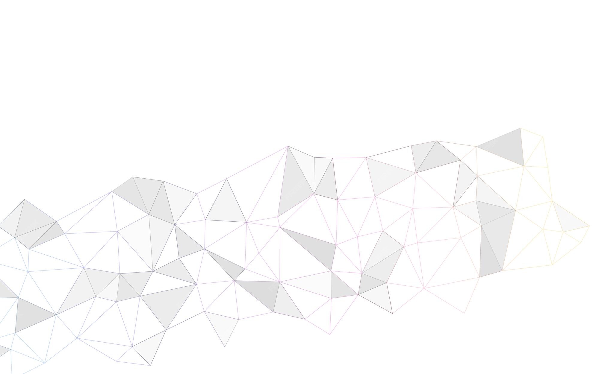 Premium Vector Geometric Abstract Background With Connected Dots And Lines Molecular Structure