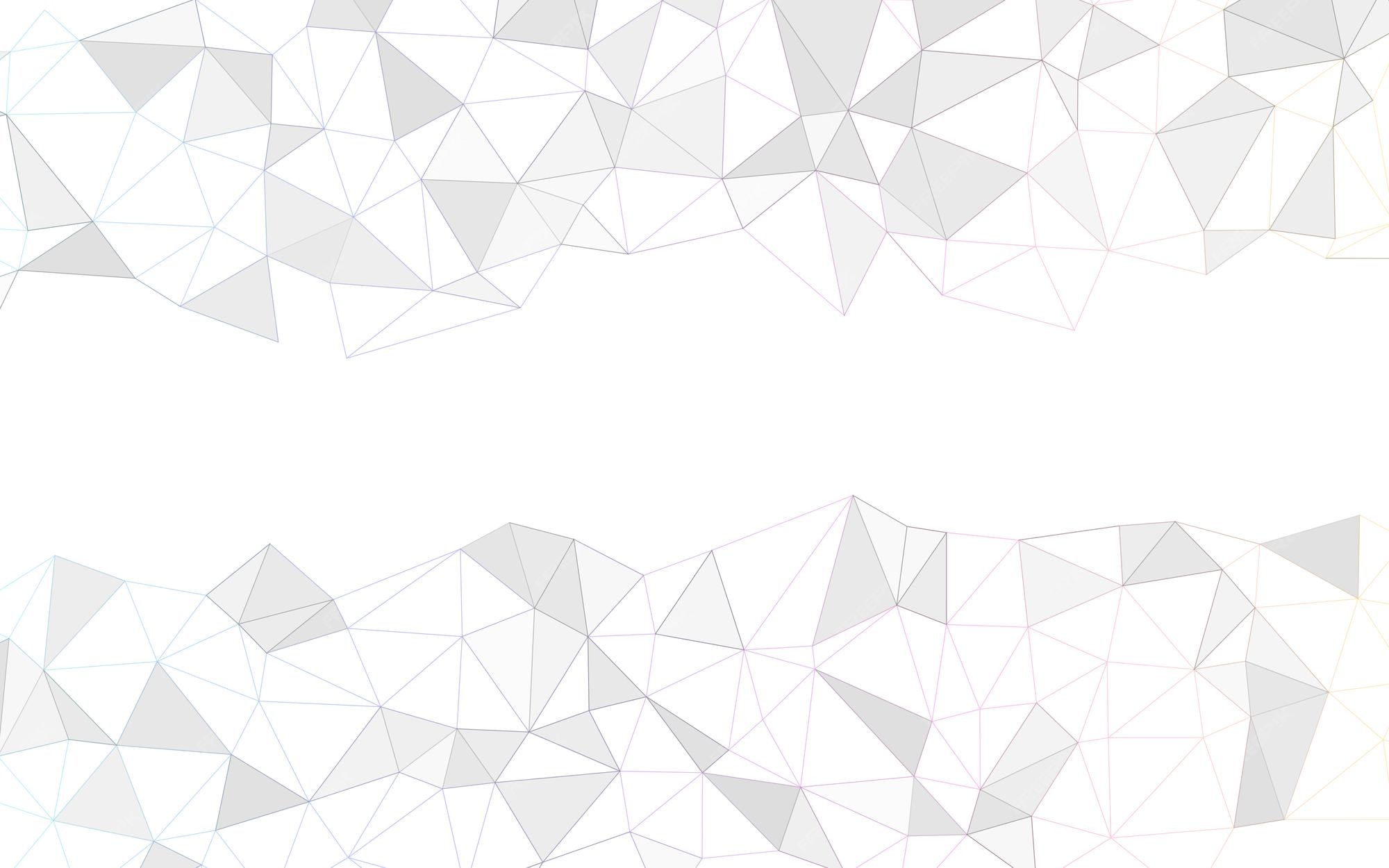 Premium Vector Geometric Abstract Background With Connected Dots And Lines Molecular Structure