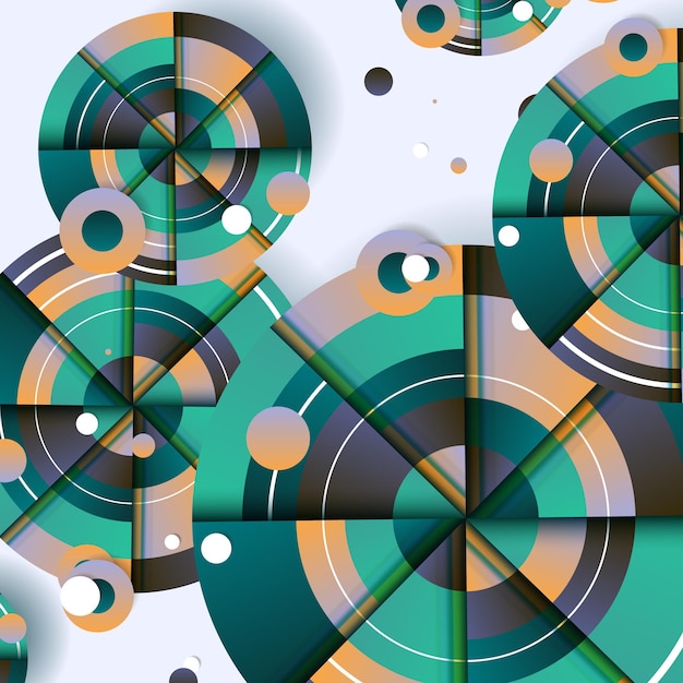Premium Vector | Geometric circle background Abstract circle Premium Vector | Geometric circle background Abstract circle