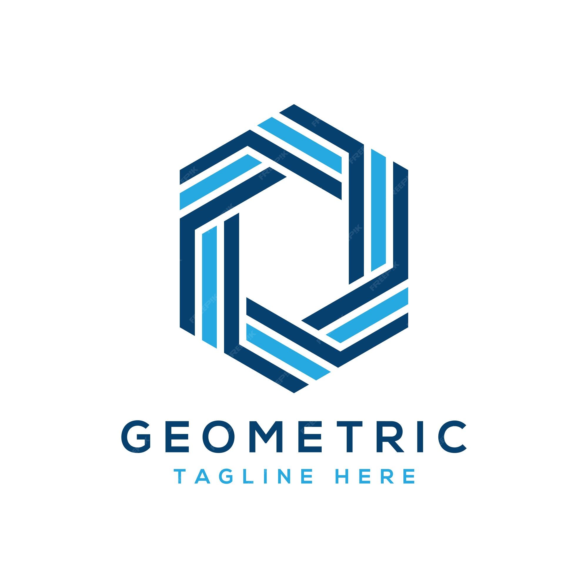 Premium Vector | Geometric hexagon shape monogram logo design simple ... Premium Vector | Geometric hexagon shape monogram logo design simple ...