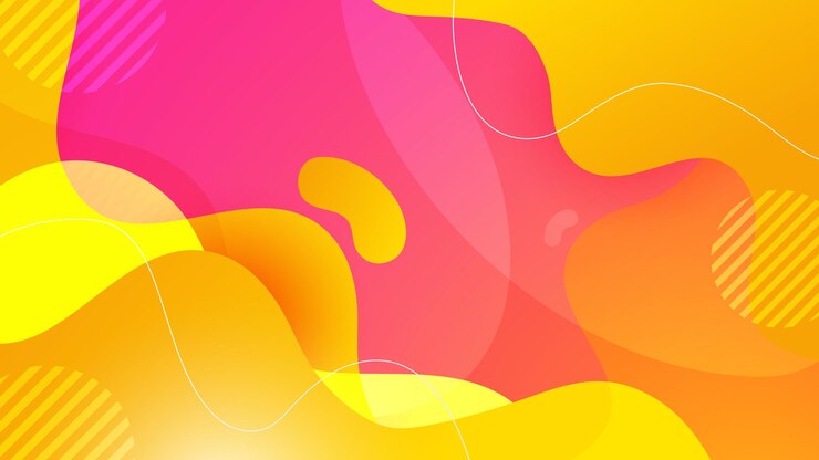 Premium Vector Geometric Orange Yellow Abstract Background With