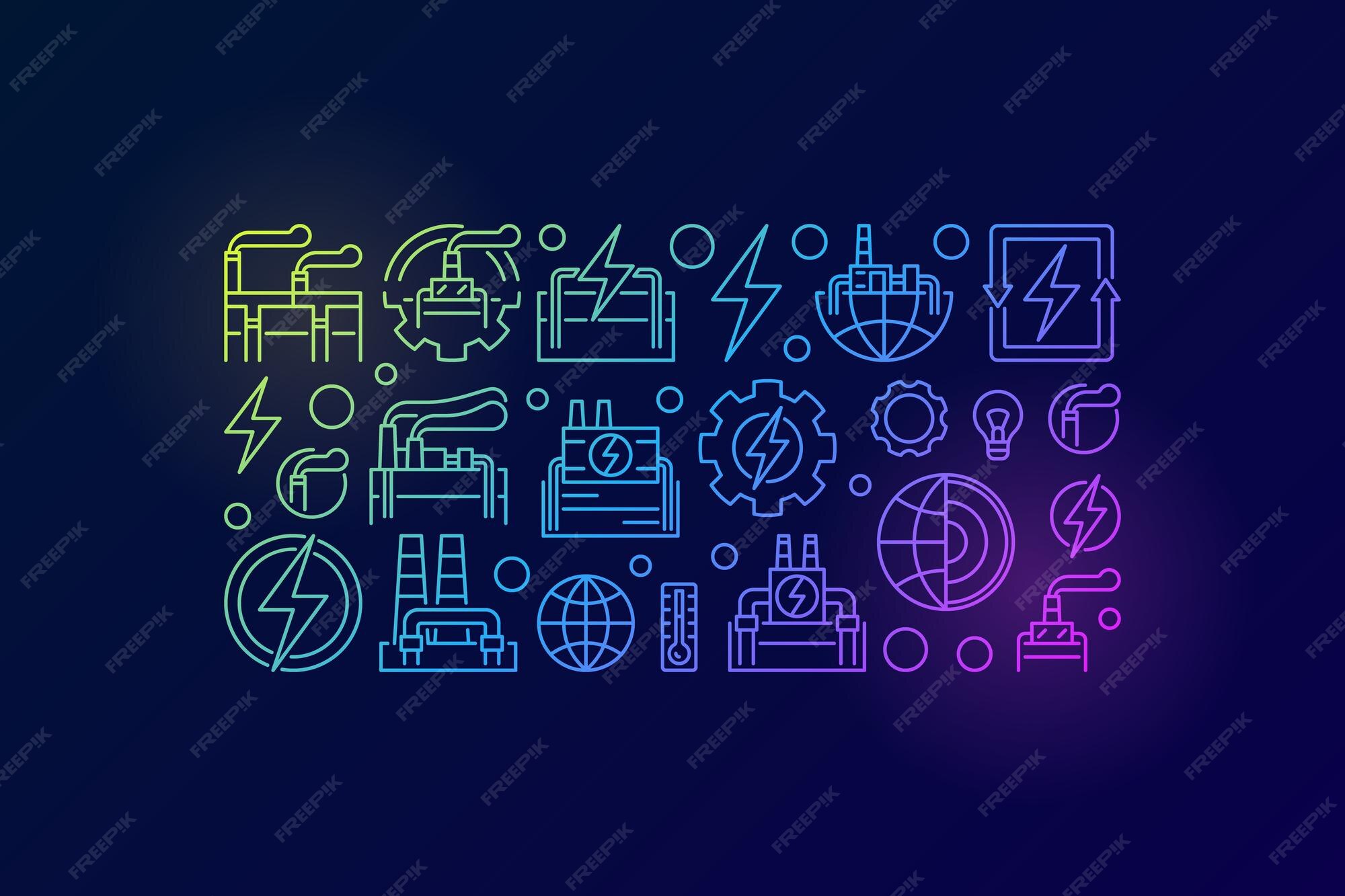 Premium Vector | Geothermal energy concept banner - vector illustraion Premium Vector | Geothermal energy concept banner - vector illustraion