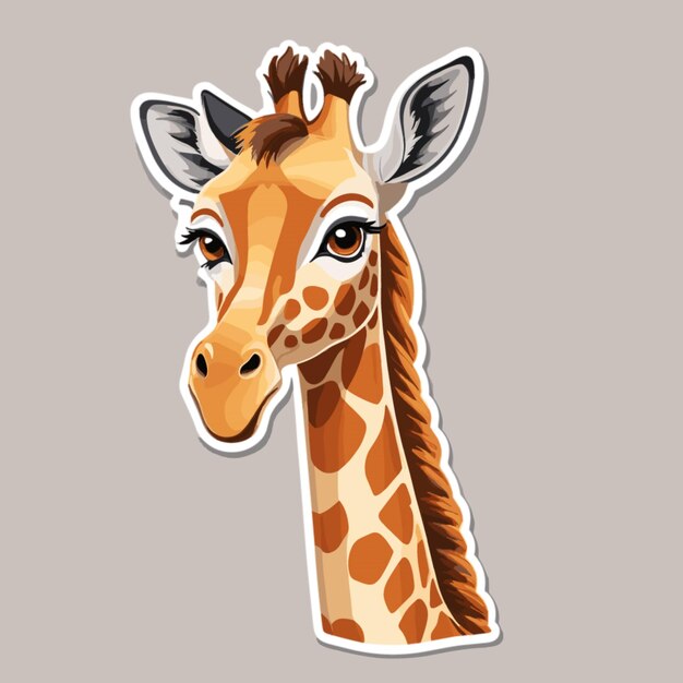 Premium Vector Giraffe Cartoon Vector