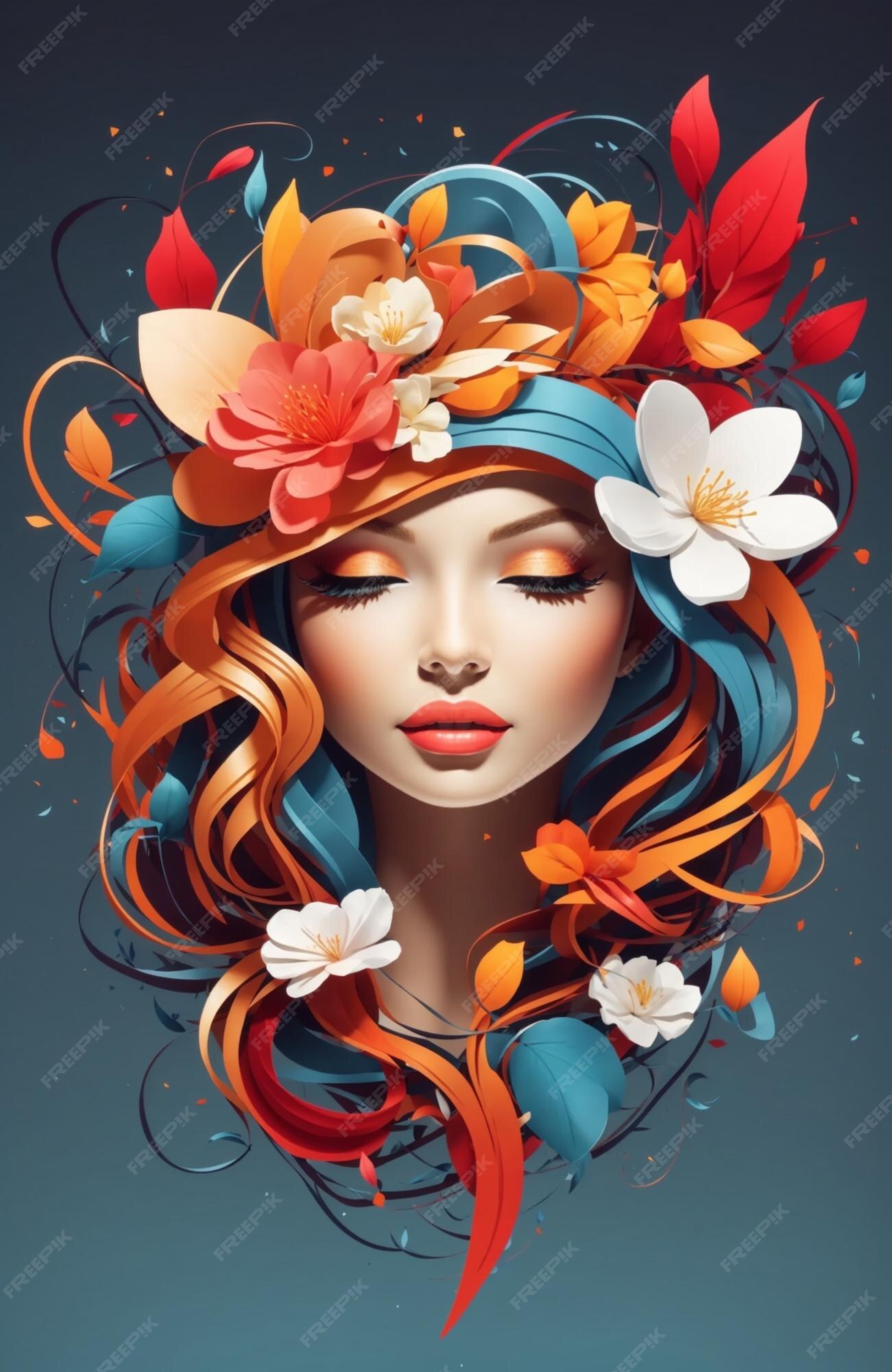 Premium Vector | Girl illustration Premium Vector | Girl illustration