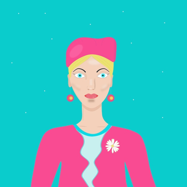 Premium Vector | Girl portrait Premium Vector | Girl portrait