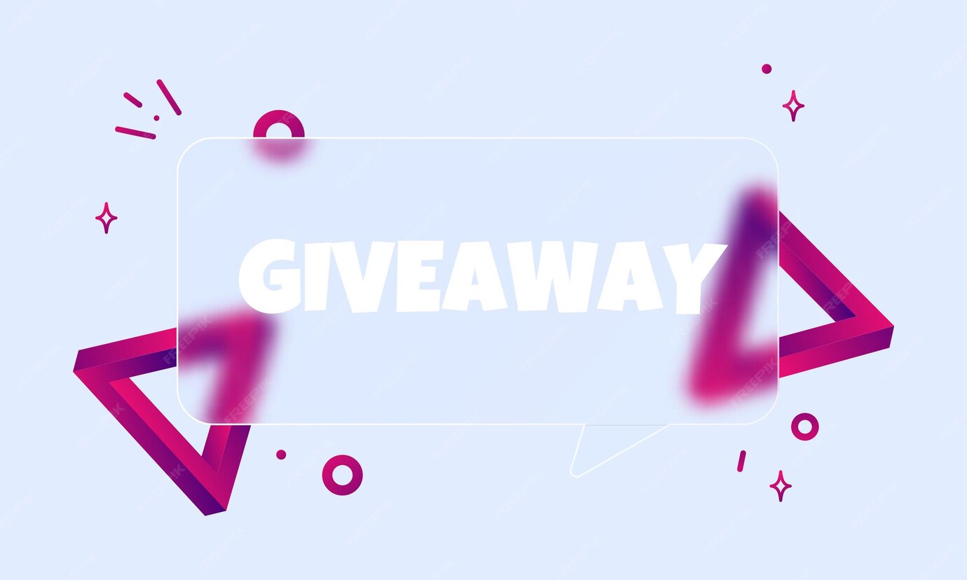 Premium Vector | Giveaway. speech bubble banner with giveaway text ... Premium Vector | Giveaway. speech bubble banner with giveaway text ...