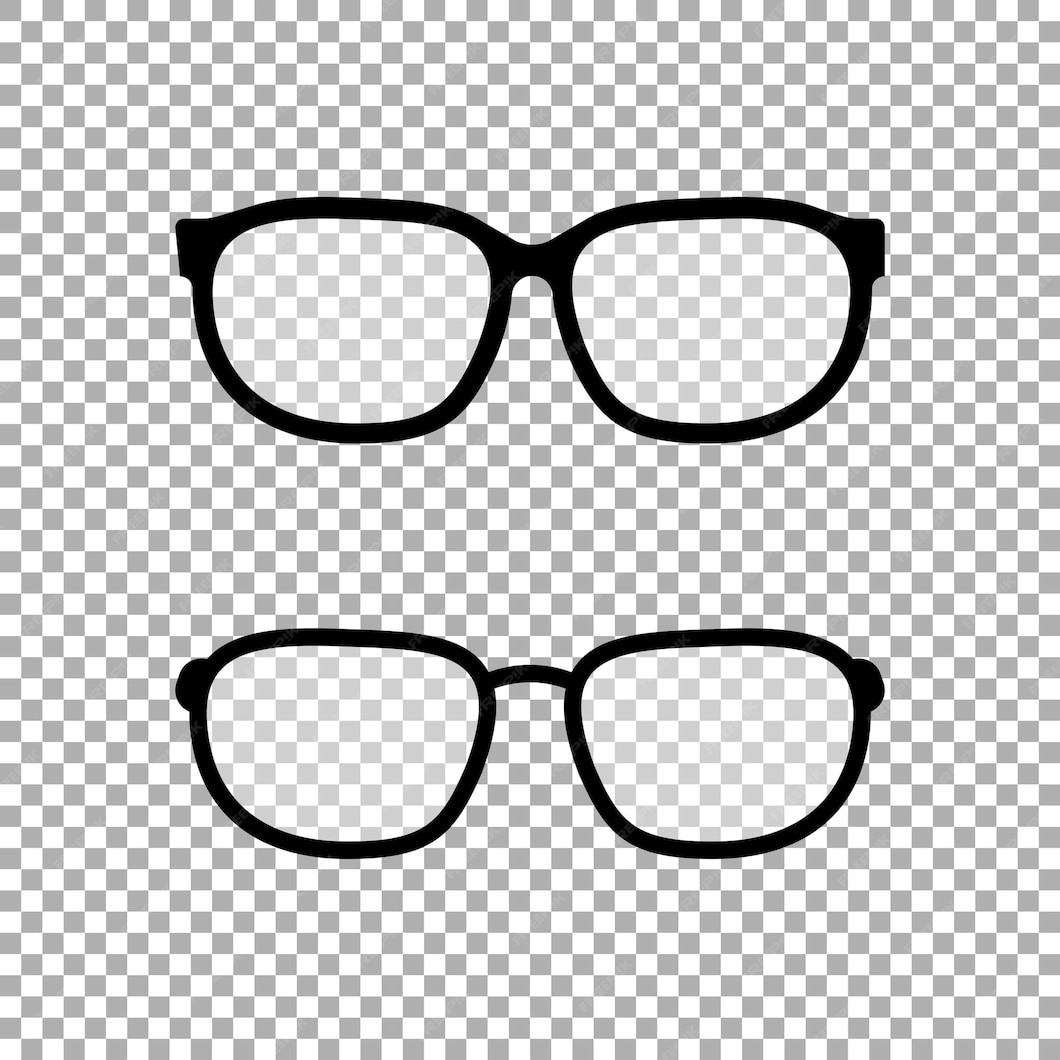 Premium Vector | Glasses icon vector isolated on transparent background Premium Vector | Glasses icon vector isolated on transparent background