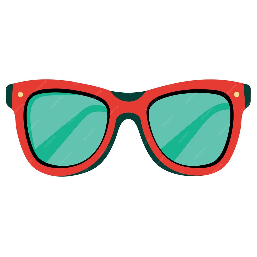 Premium Vector Glasses Isolated On White Background