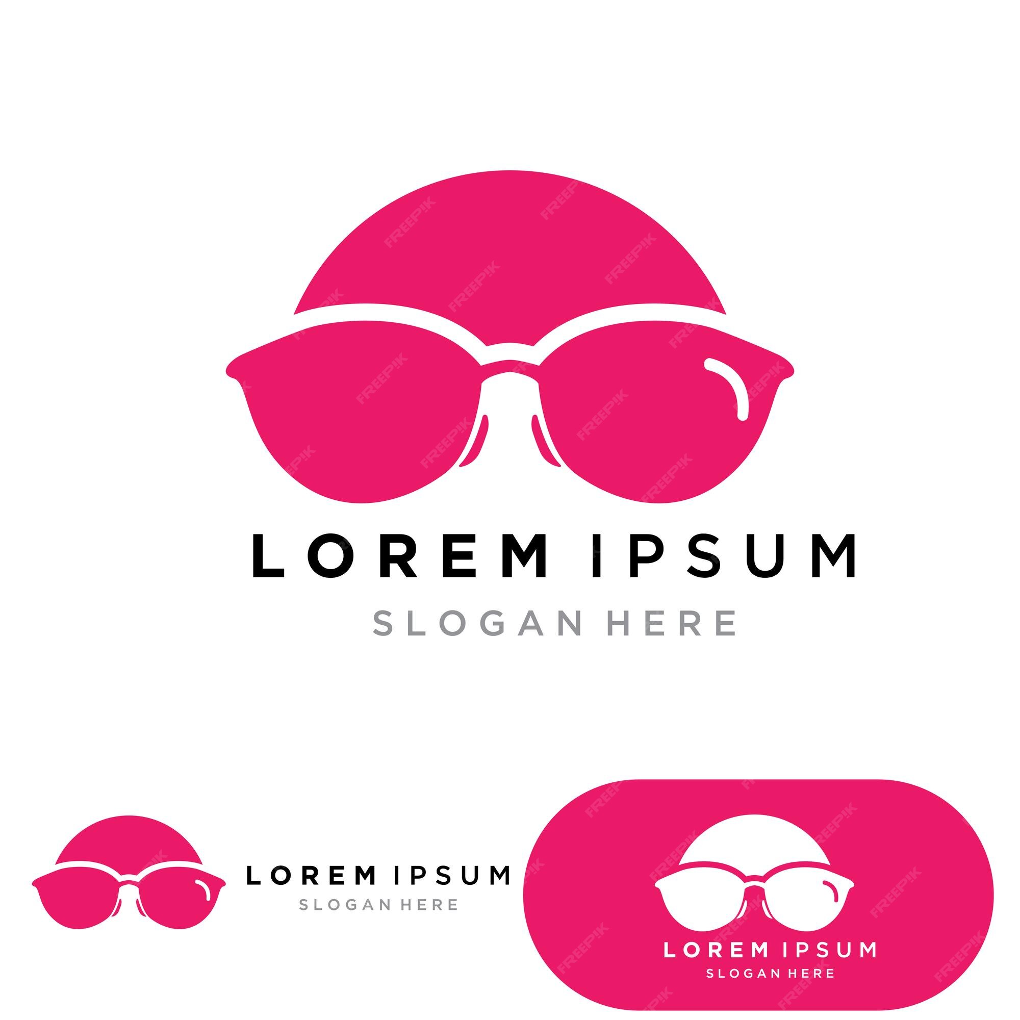 Premium Vector Glasses Logo Design Vector Illustrator