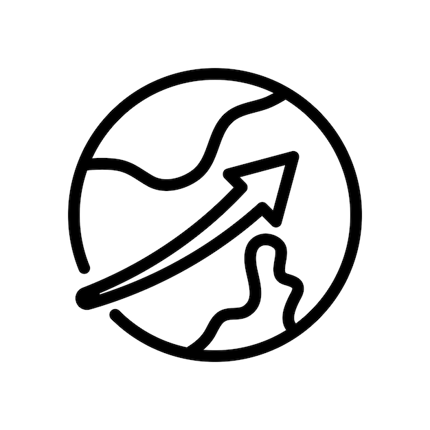 Premium Vector | Global business icon Premium Vector | Global business icon
