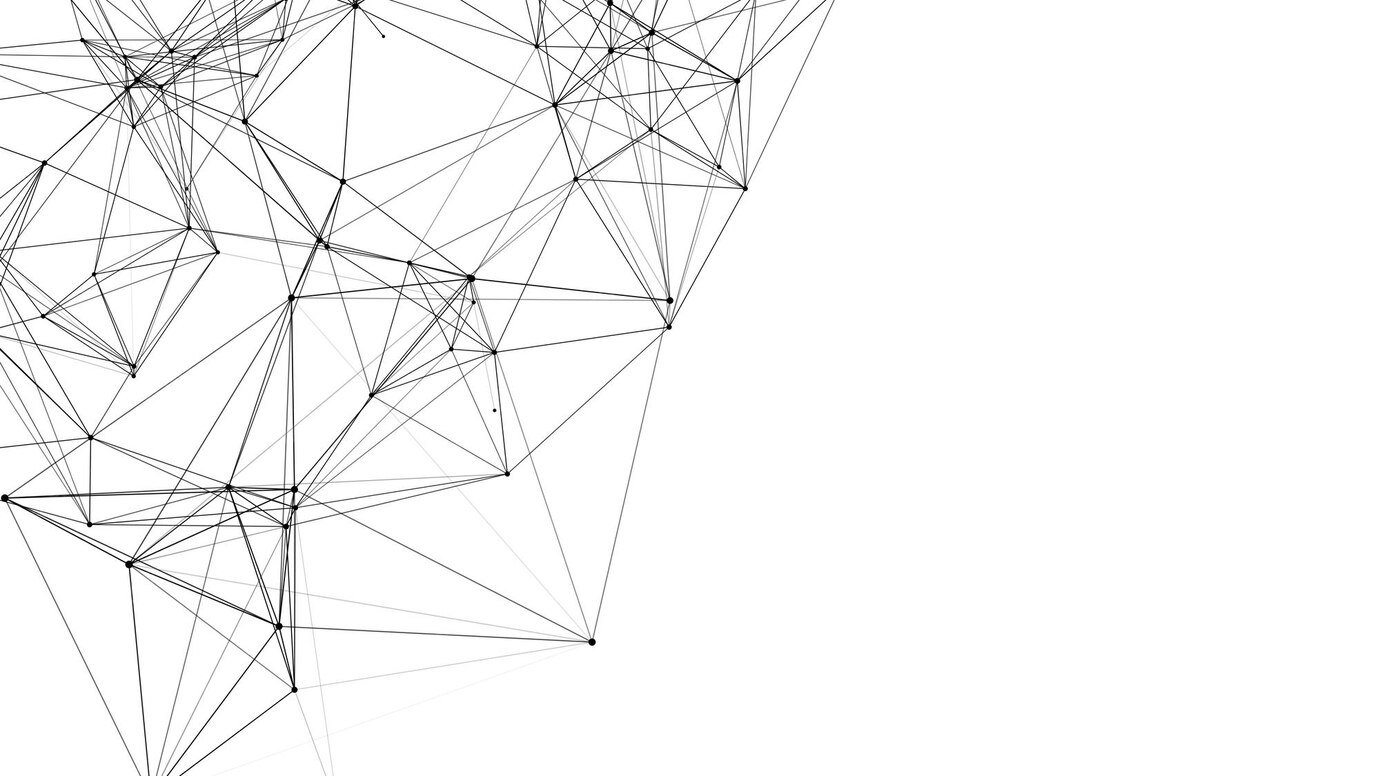 Premium Vector | Global network connection abstract vector background of dots and lines with ...