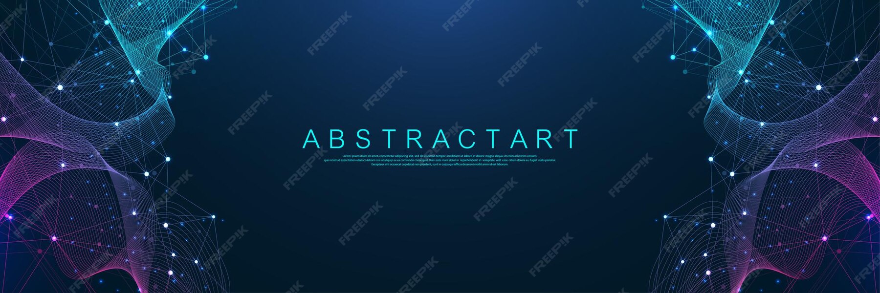 Premium Vector Global Network Connection Concept Big Data Visualization Social Network