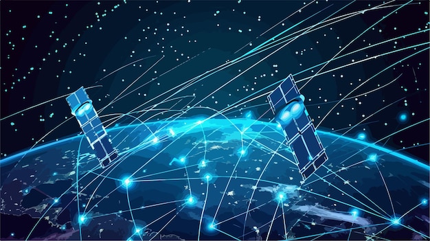 Global Networking Communication Concept Illustration | Premium AI ... Global Networking Communication Concept Illustration | Premium AI ...
