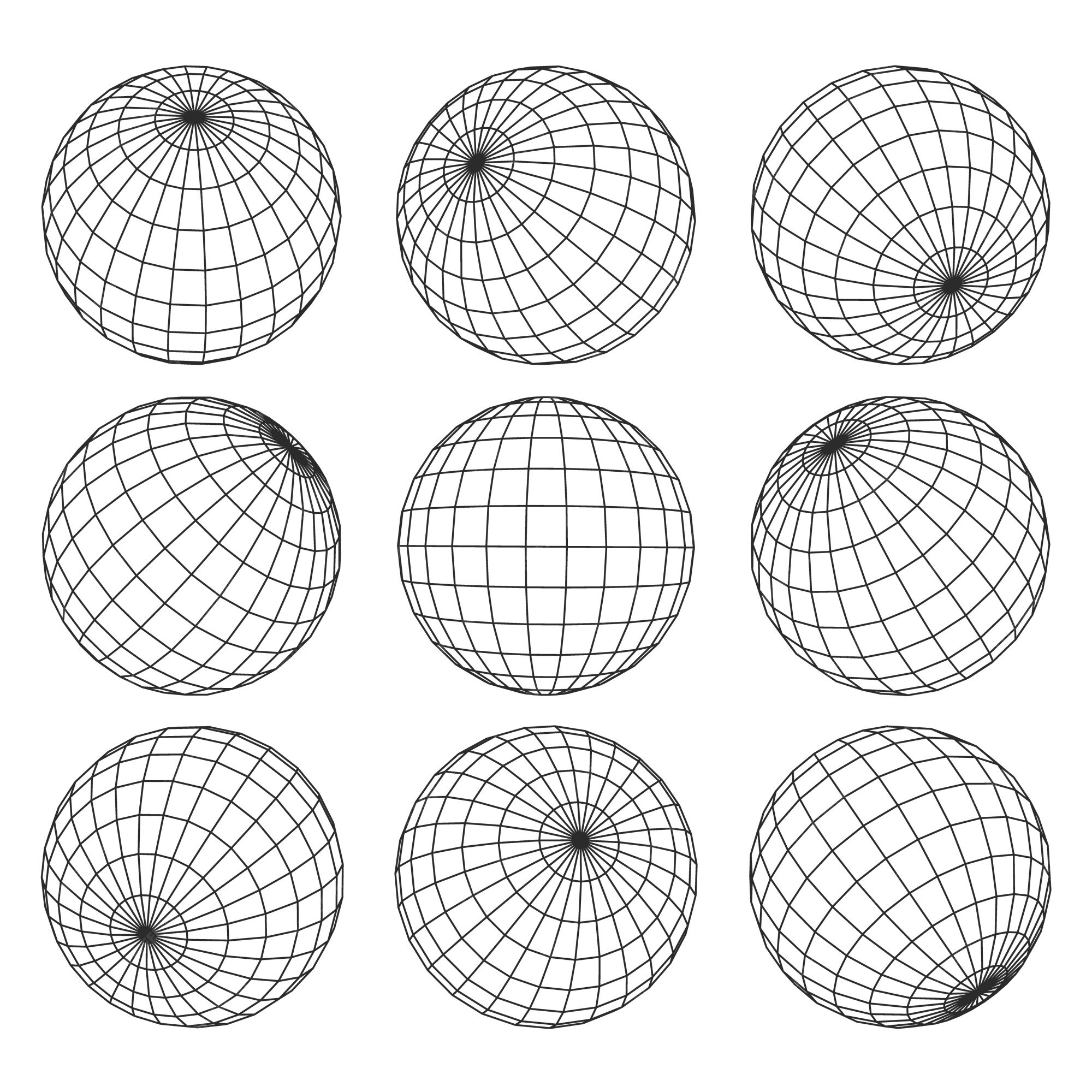 Premium Vector | Globe grid. 3d sphere wires, earth network vector ... Premium Vector | Globe grid. 3d sphere wires, earth network vector ...