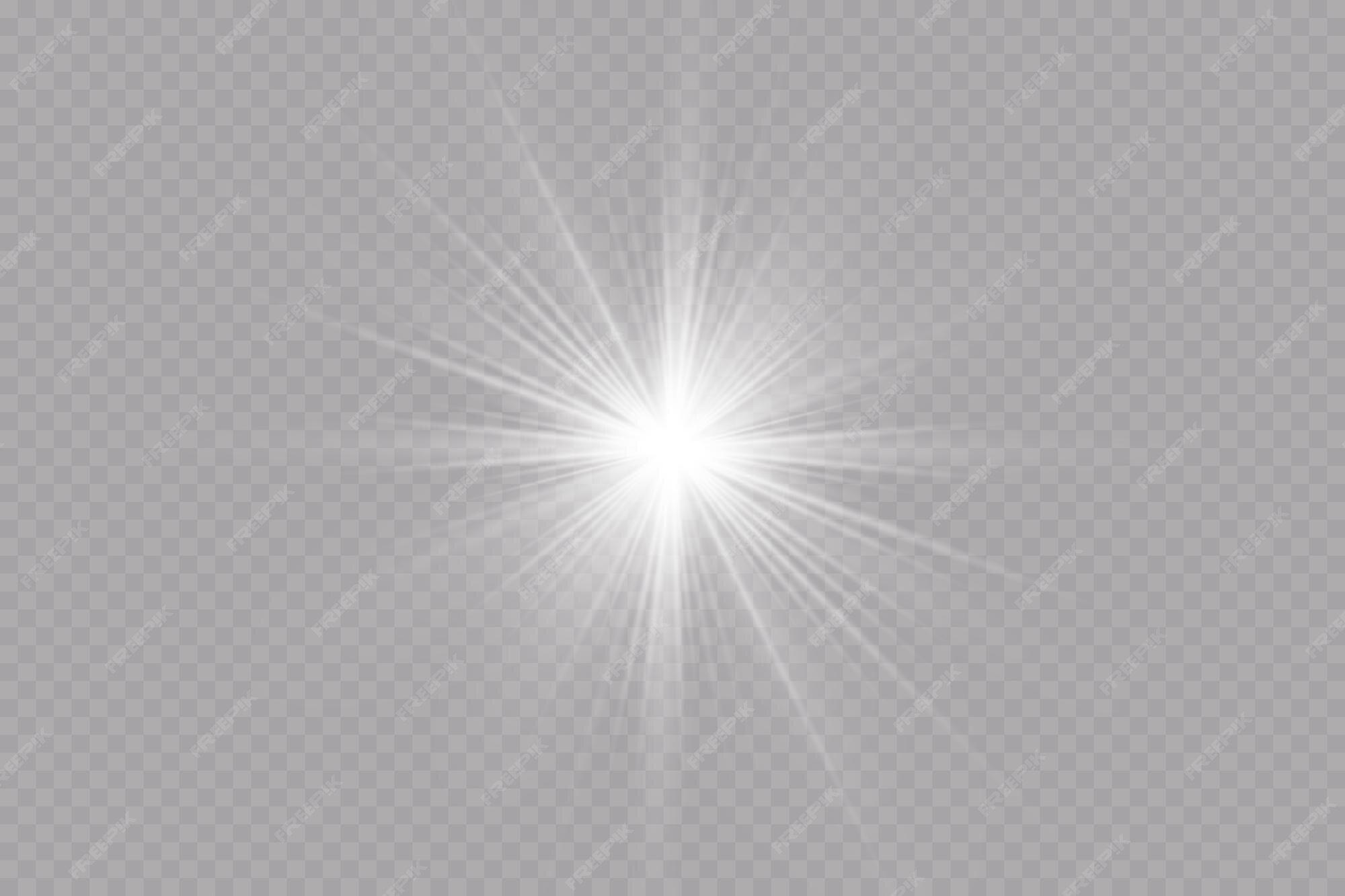Premium Vector | Glow effect. Star on transparent background.Bright sun ... Premium Vector | Glow effect. Star on transparent background.Bright sun ...