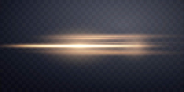 Premium Vector | Gold horizontal lens flare Sun flash with rays or gold ... Premium Vector | Gold horizontal lens flare Sun flash with rays or gold ...