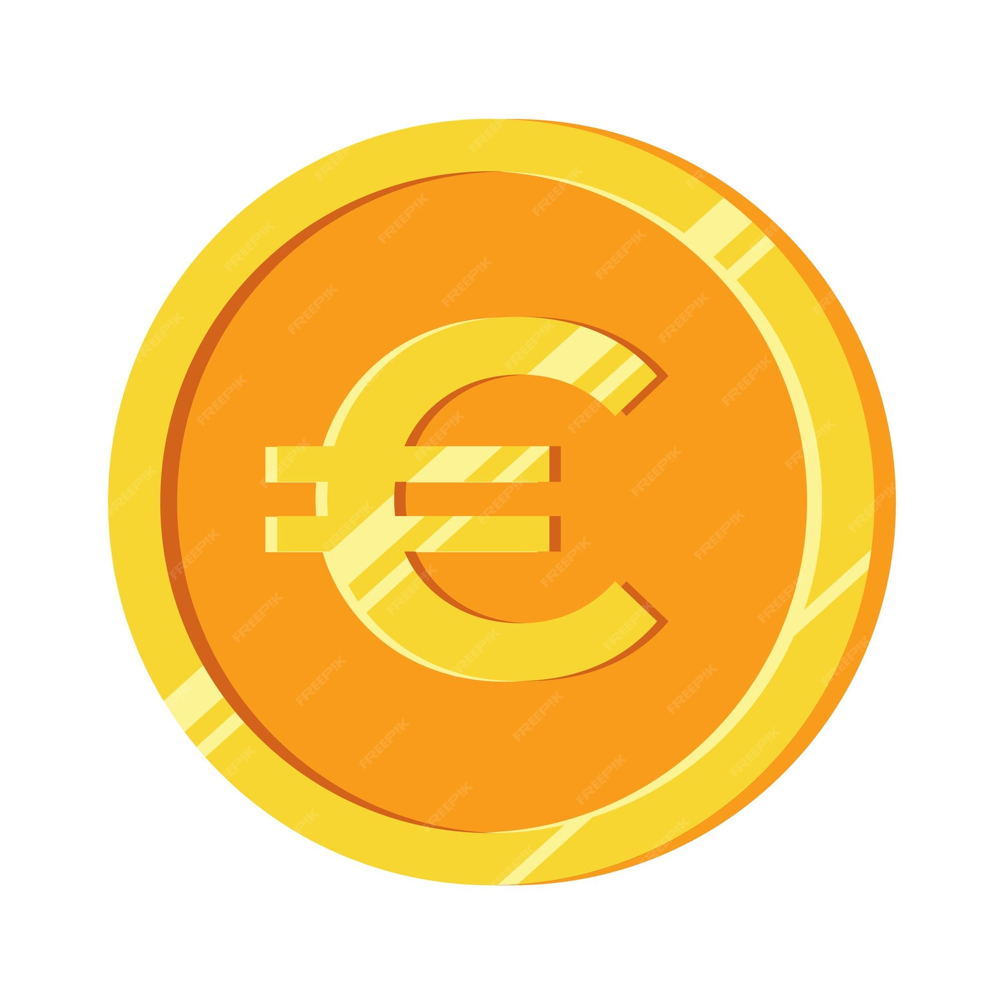 Premium Vector | Golden euro isolated coin icon. vector illustration. Premium Vector | Golden euro isolated coin icon. vector illustration.
