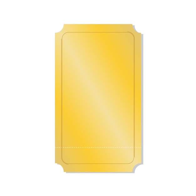 Premium Vector Golden Ticket Coupon Vip Pass Design Vector Illustration