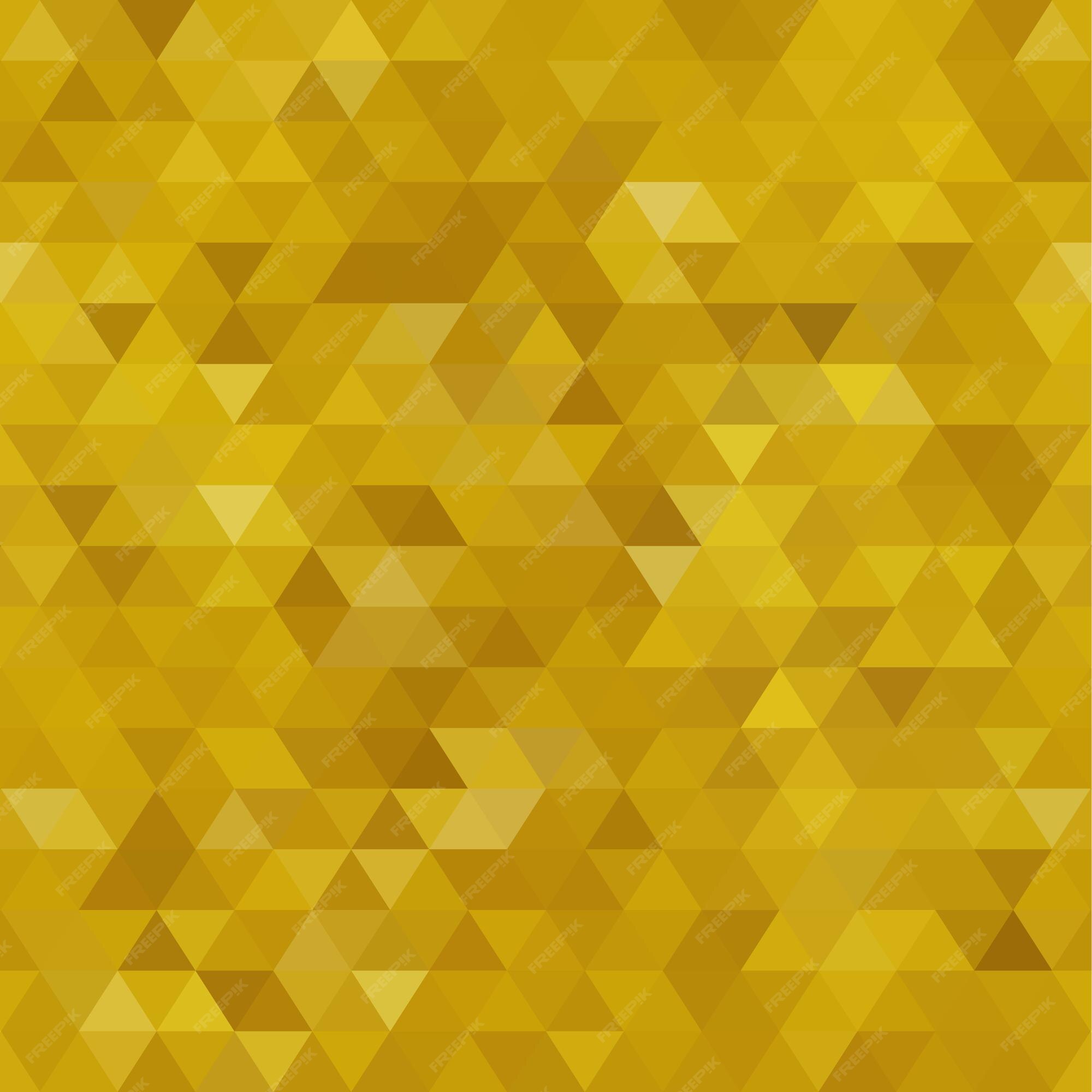 Premium Vector | Golden triangular seamless pattern texture Premium Vector | Golden triangular seamless pattern texture