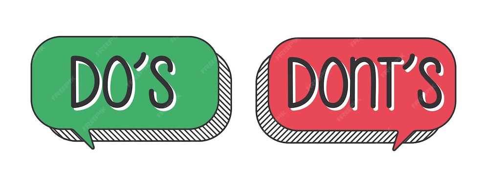 Premium Vector | Do and Don't or Good and Bad Icons w Positive and ... Premium Vector | Do and Don't or Good and Bad Icons w Positive and ...