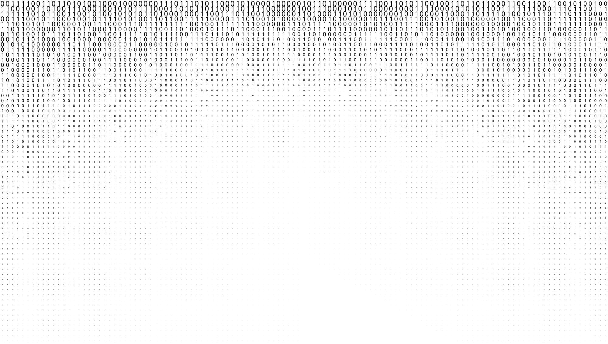 Premium Vector Gradient Binary Code Digits Background