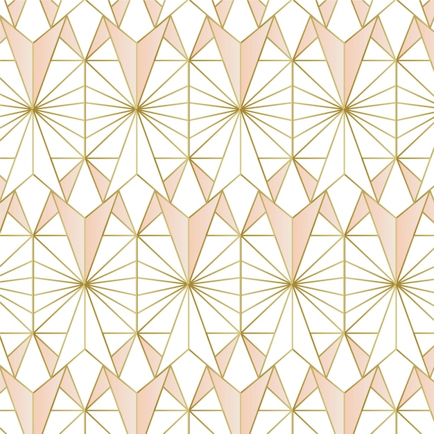 Premium Vector | Gradient elegant art deco seamless pattern Premium Vector | Gradient elegant art deco seamless pattern