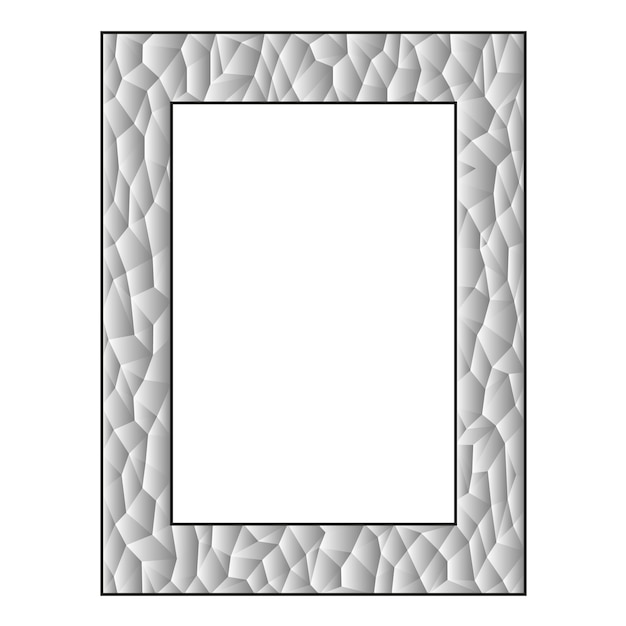 Premium Vector | Gradient polygon frame Premium Vector | Gradient polygon frame