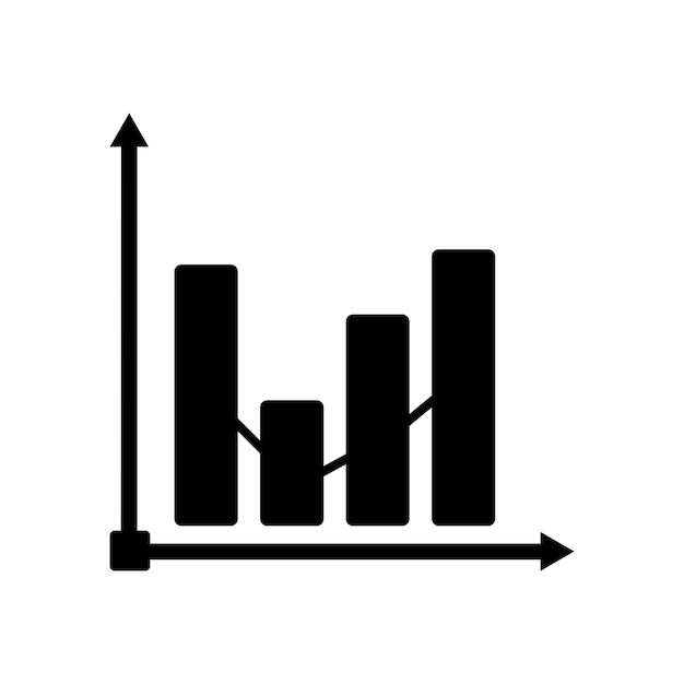 Premium Vector | Graph chart icon Premium Vector | Graph chart icon