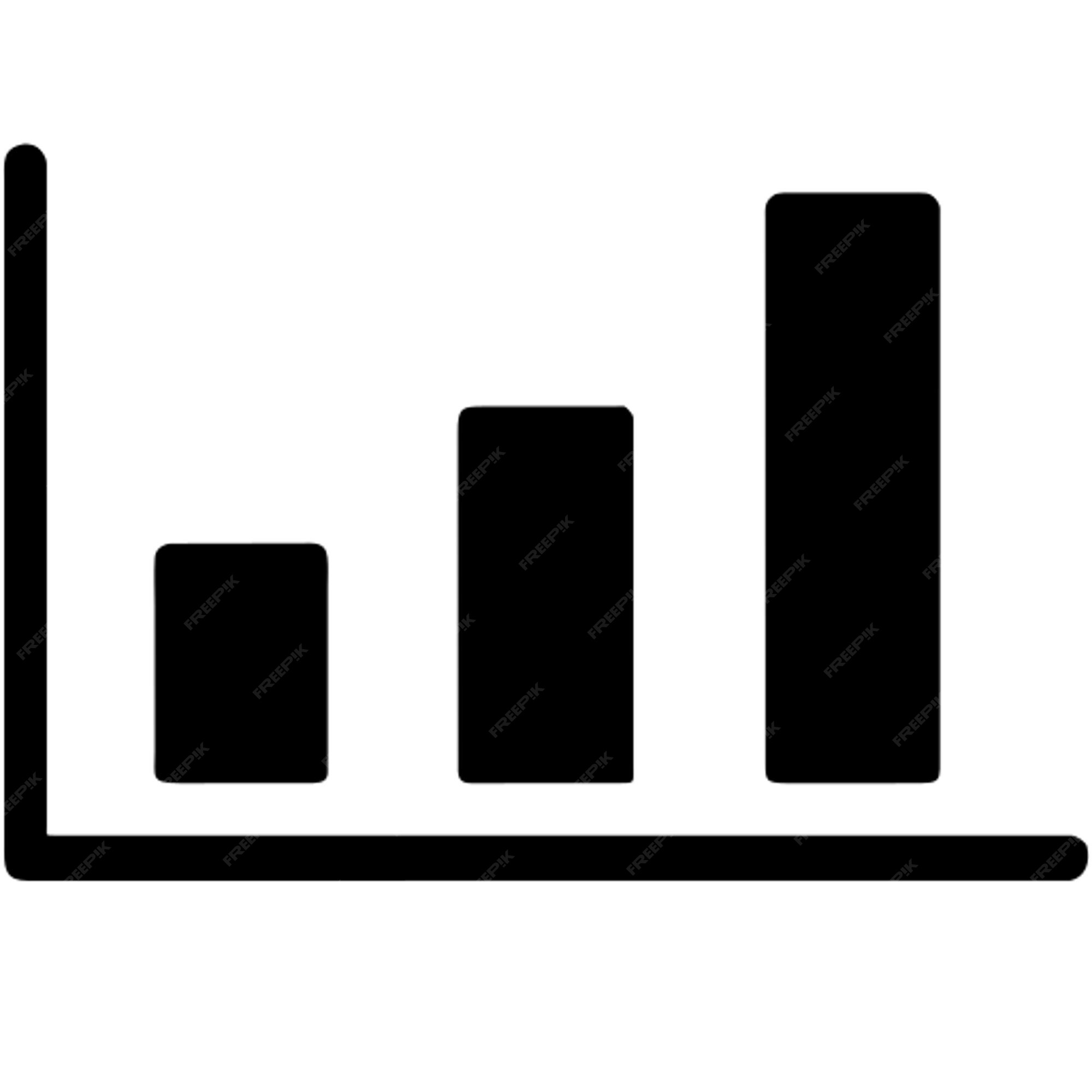 Premium Vector | Graph pictogram Premium Vector | Graph pictogram