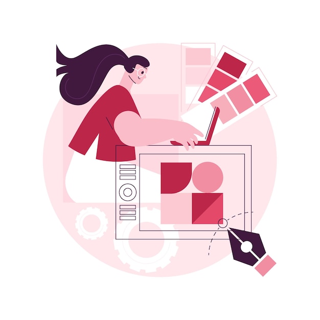 Premium Vector Graphic Design Abstract Concept Vector Illustration