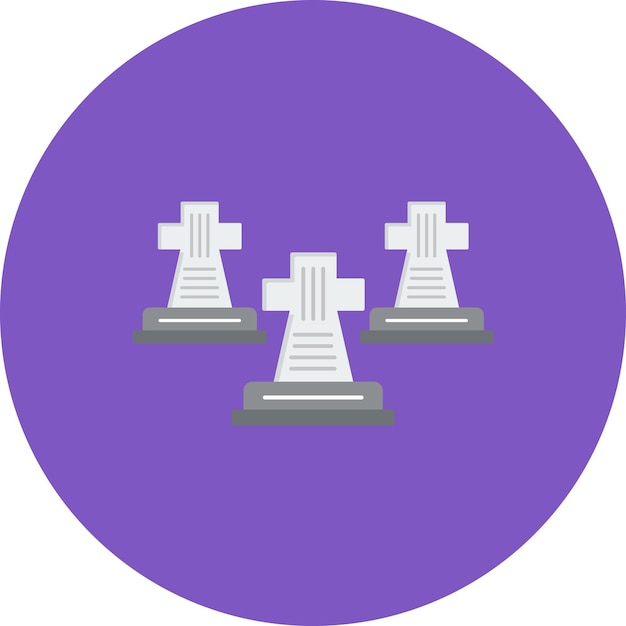 Premium Vector | Graveyard Flat Illustration Premium Vector | Graveyard Flat Illustration