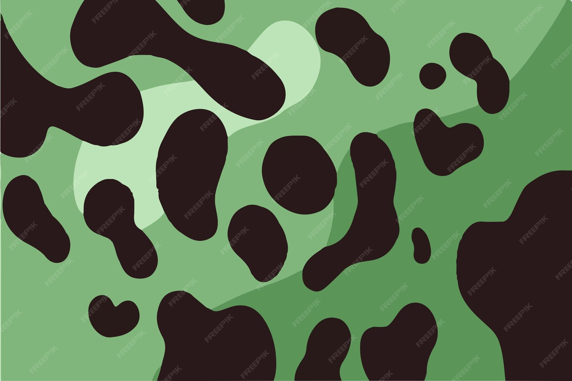 Premium Vector | A green and black camouflage pattern with black spots. Premium Vector | A green and black camouflage pattern with black spots.