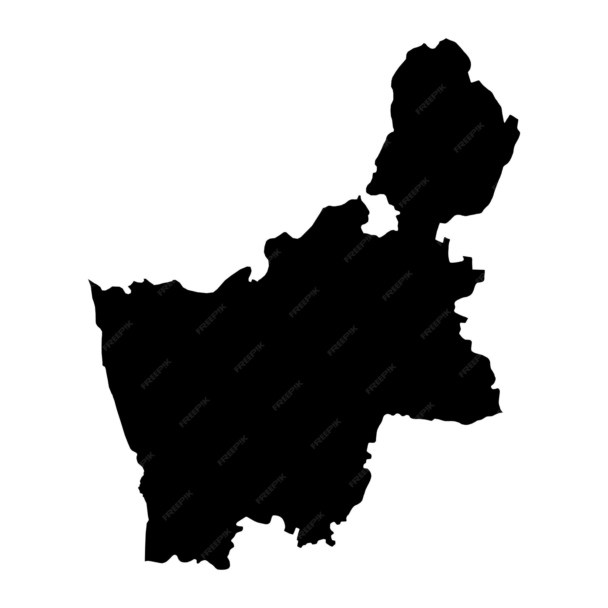 Premium Vector | Grodno region map administrative division of belarus Premium Vector | Grodno region map administrative division of belarus