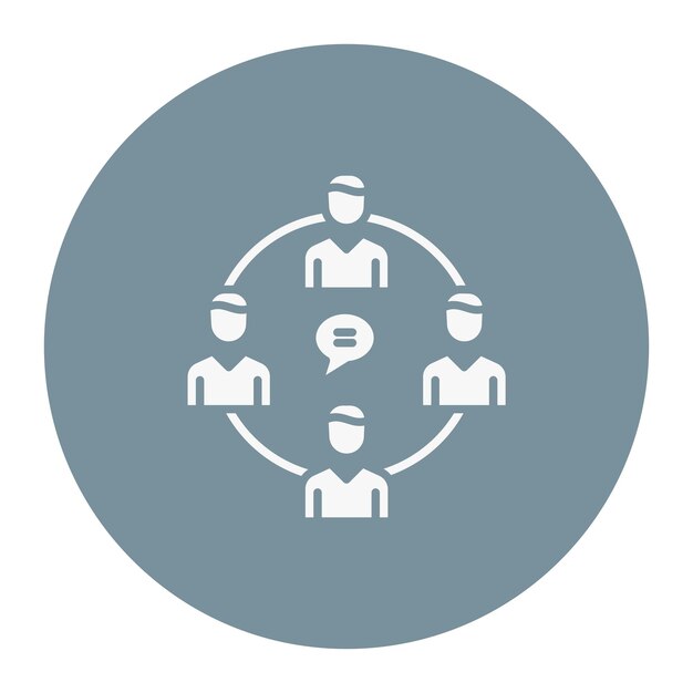 Premium Vector | Group Discussion Vector Illustration Premium Vector | Group Discussion Vector Illustration