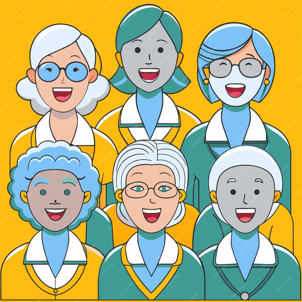 A Group Of People With Different Faces And Faces Premium Ai Generated