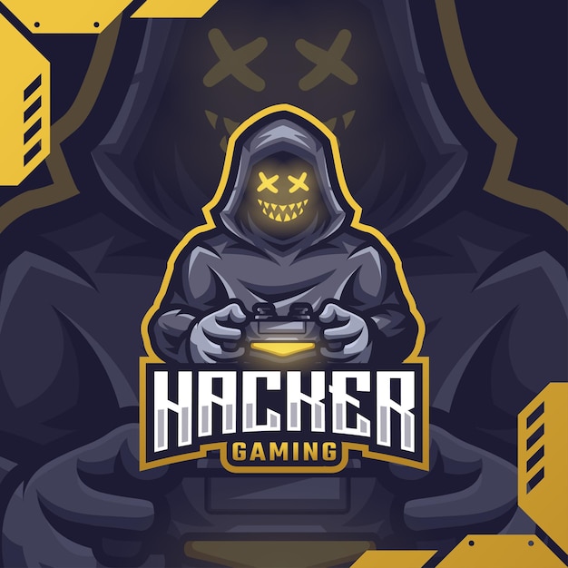 Premium Vector | Hacker mascot esport logo design premium vector Premium Vector | Hacker mascot esport logo design premium vector