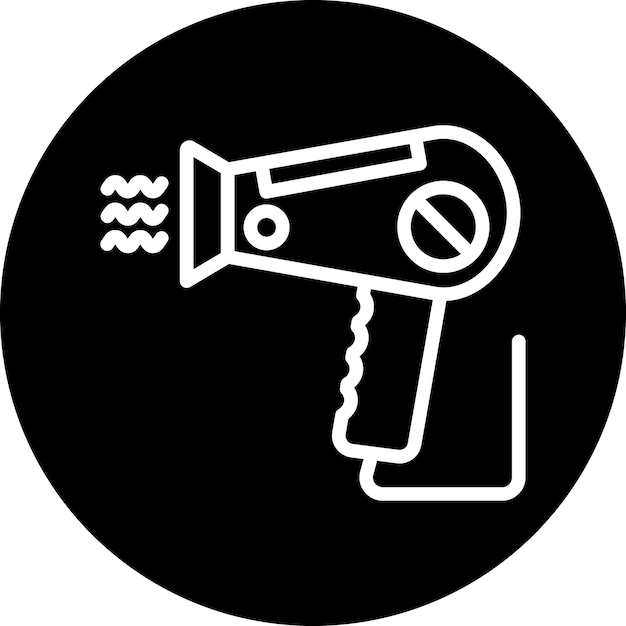 Premium Vector Hair Dryer Icon Style