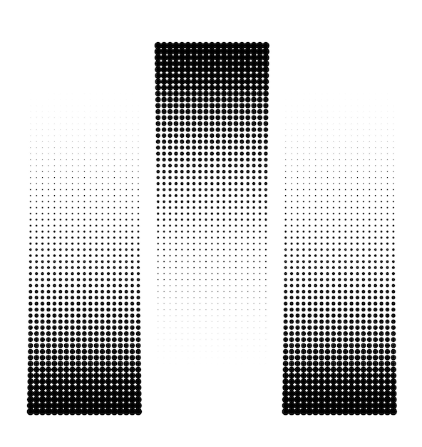 Premium Vector | Halftone gradient vector retro background Premium Vector | Halftone gradient vector retro background