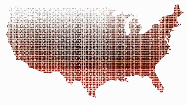 Halftone Hexagonal Texas Map Vector | Premium AI-generated vector Halftone Hexagonal Texas Map Vector | Premium AI-generated vector