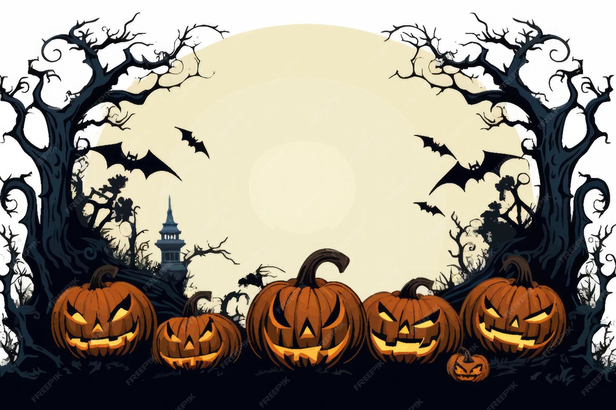 Premium Vector | Halloween concept vector illustration Premium Vector | Halloween concept vector illustration