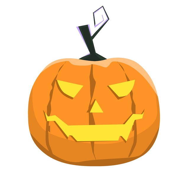 Premium Vector Halloween Scary Spooky Creepy Face Pumpkin Jack O